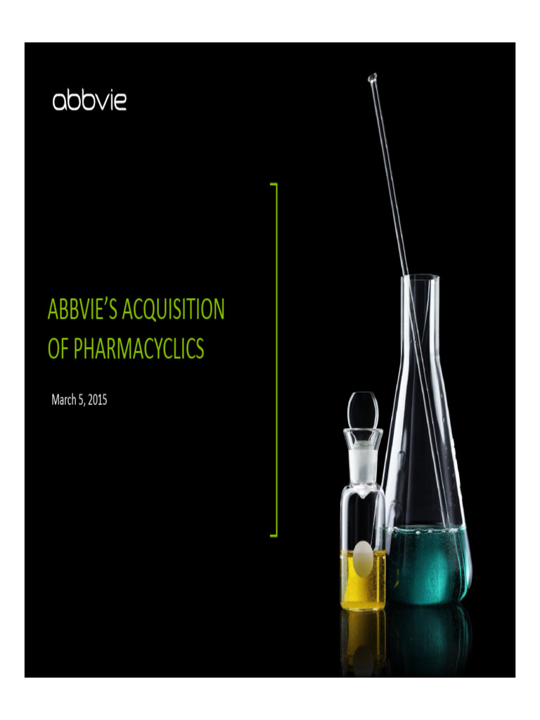 ABBV Pharmacyclics Acquisition 3 2015 | PDF | Diseases And Disorders ...
