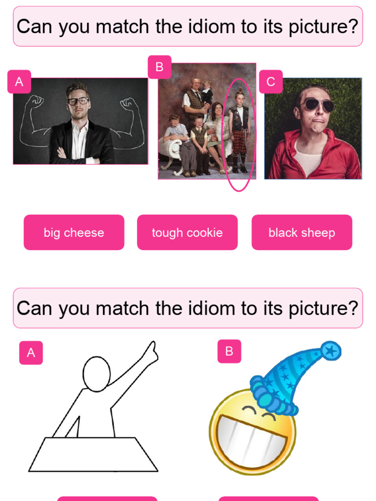 Idioms 1-2 People | PDF