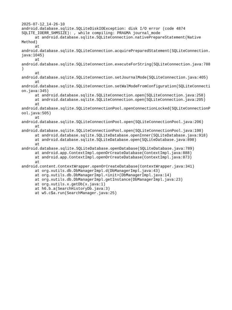 HM Crashlog | PDF