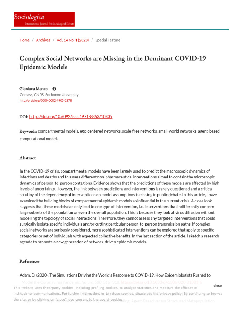 Rethinking COVID-19 Epidemic Models | PDF | Social Network | Infection