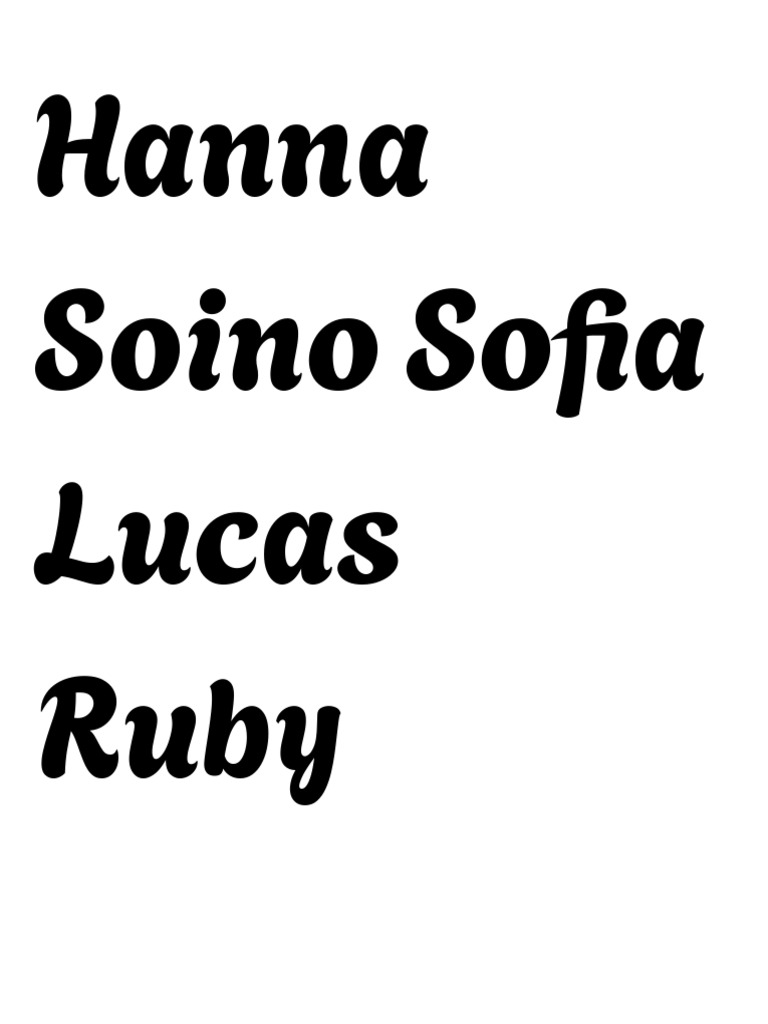 Hanna | PDF