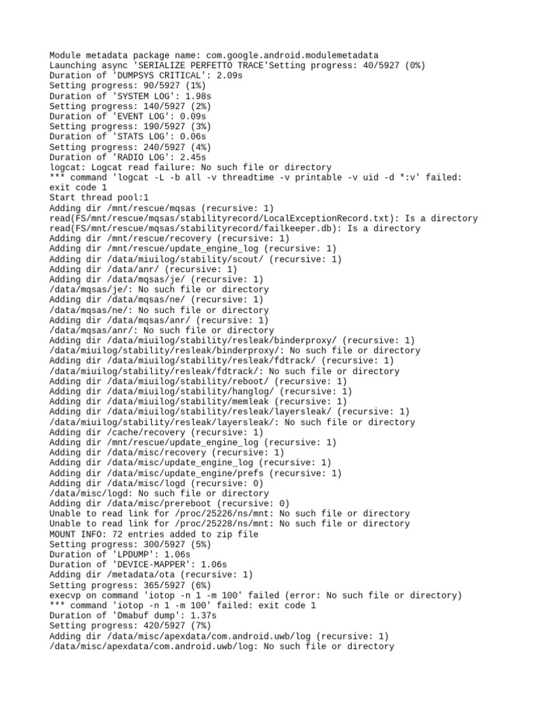 Bugreport Tapas - Global AQ3A.240829.003 2025 05 02 10 37 23 Dumpstate ...