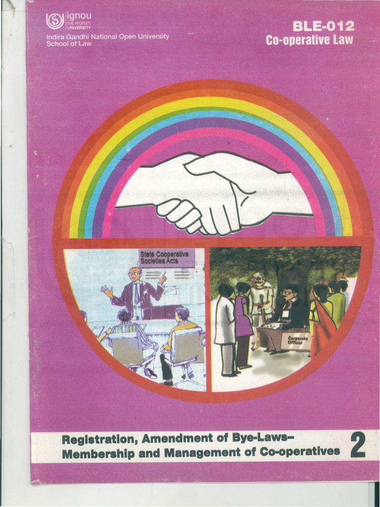 Block-02 Registration, Amendment of Bye-Laws-Membership and Management of Co-Operatives | PDF ...