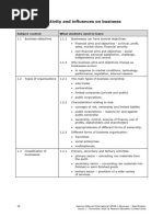 Edexcel IGCSE Business Studies Guide | PDF | Knowledge | Data