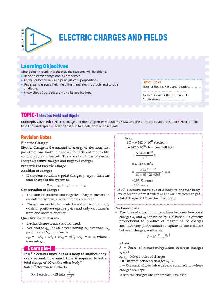 Charge Distribution and Electric Fields | PDF | Electric Field | Triangle