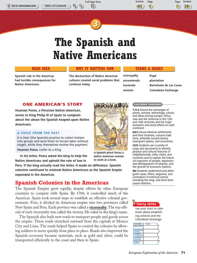 2.3 The Spanish and Native Americans | PDF | New Spain | Spanish Empire