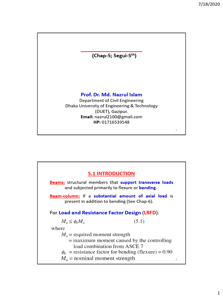 Beam Design Fundamentals and Examples | PDF | Bending | Beam (Structure)