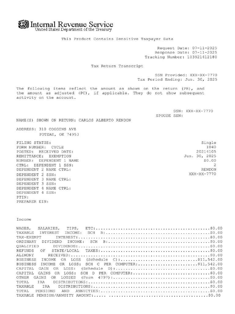 Tax Return Transcript Rendon 103921412180.pdf - 20250713 - 133856 ...