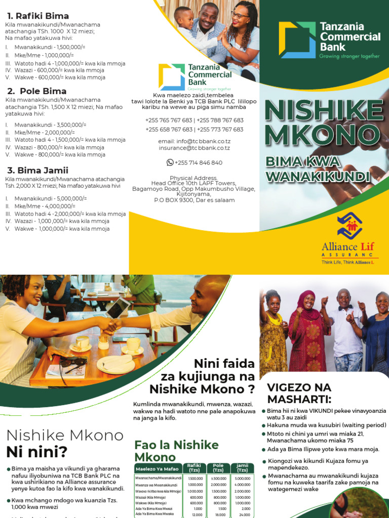 Nishike Mkono Brochure F | PDF