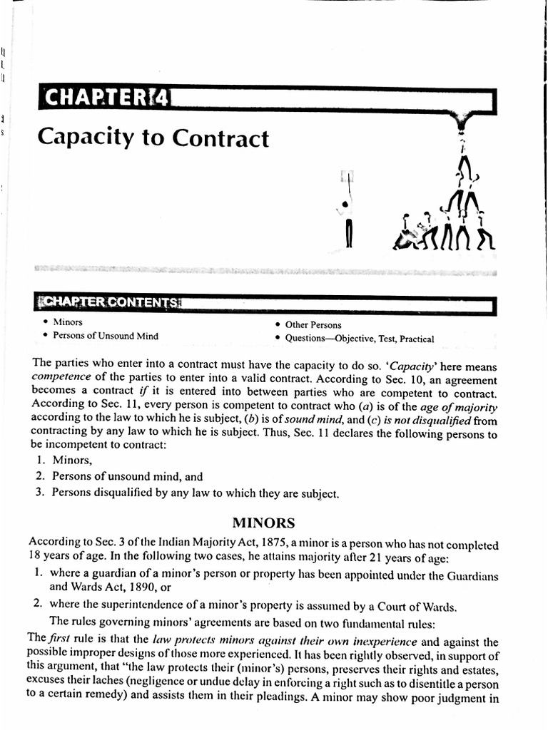 Capacity To Contract | PDF