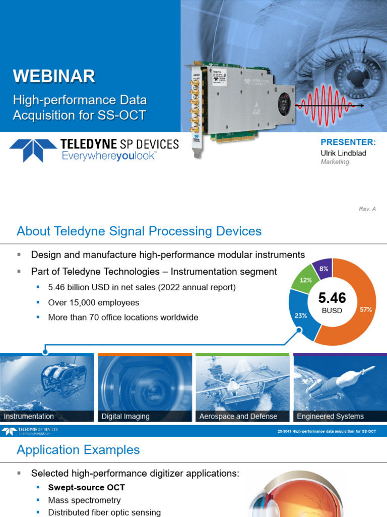High-Performance SS-OCT Data Acquisition | PDF | Analog To Digital ...