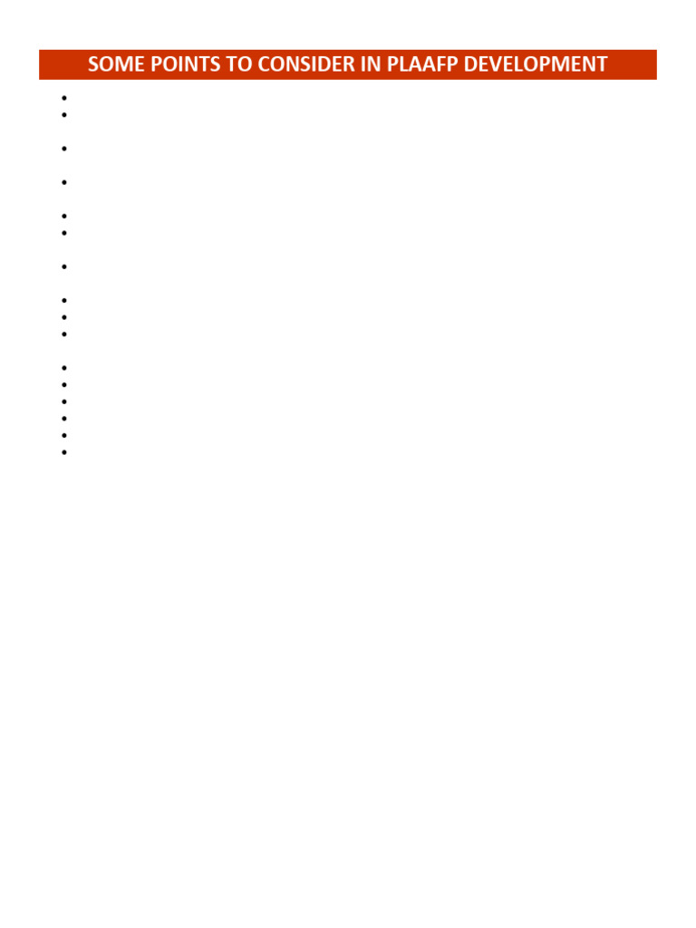 Plaafp Development Points and Checklist | PDF | Learning | Cognition