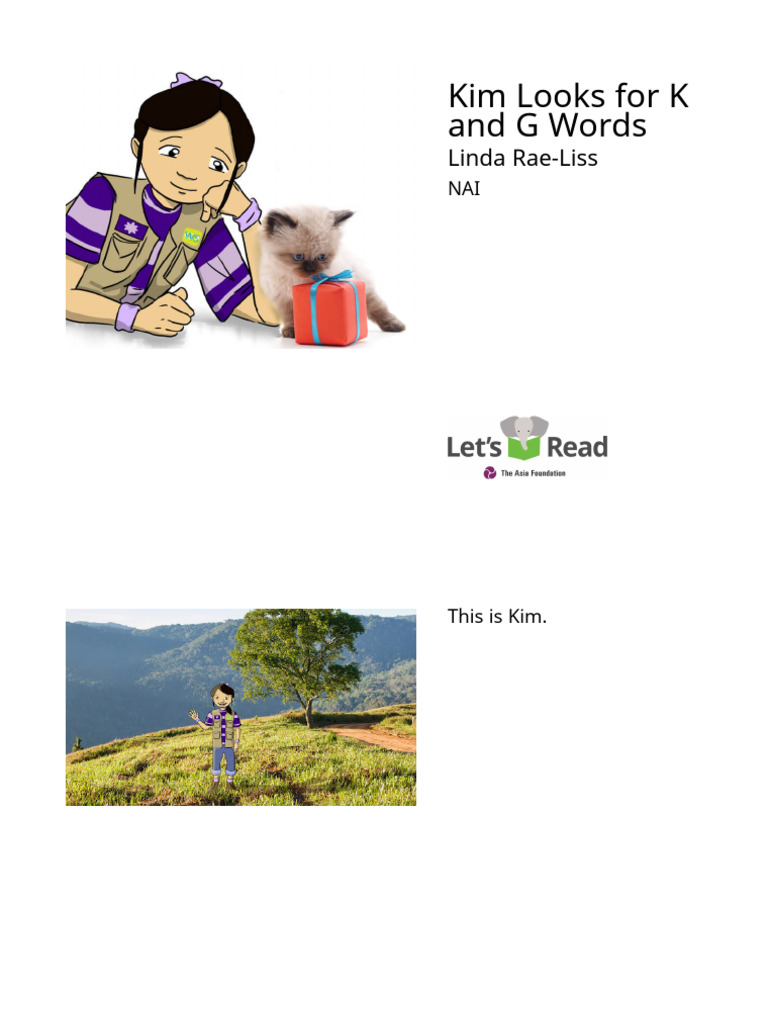 Kim Looks For K and G Words Eng LANDSCAPE V12024.04.03T192519+0000 | PDF