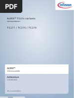 Infineon AURIX - TC37x - Addendum DataSheet v01 - 05 EN | PDF | Trademark | Emulator