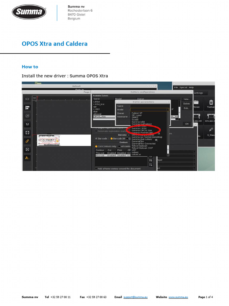 OPOS Xtra and Caldera | PDF