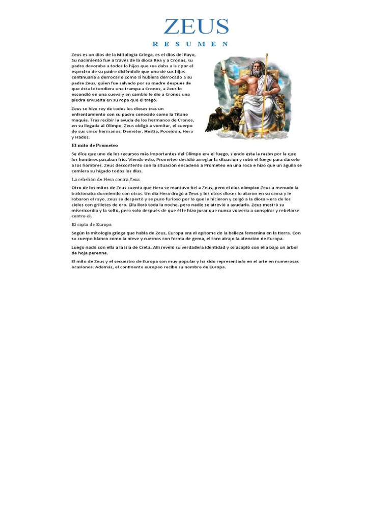 Zeus | PDF