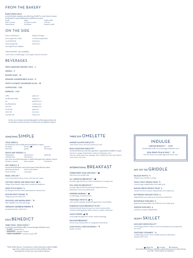 MDR Breakfast Menu Winter 2023 en - V1 2 | PDF | Oatmeal | Pancake