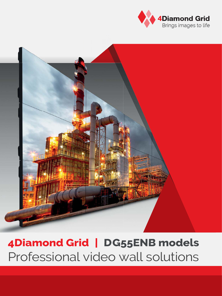 Mitsubishi 4Diamond Grid Video Wall | PDF | Hdmi | Computer Monitor