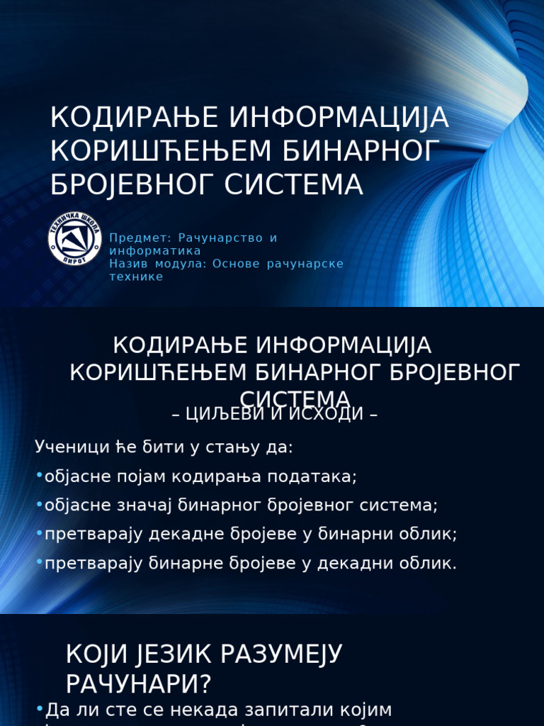 Kodiranje Informacija | PDF
