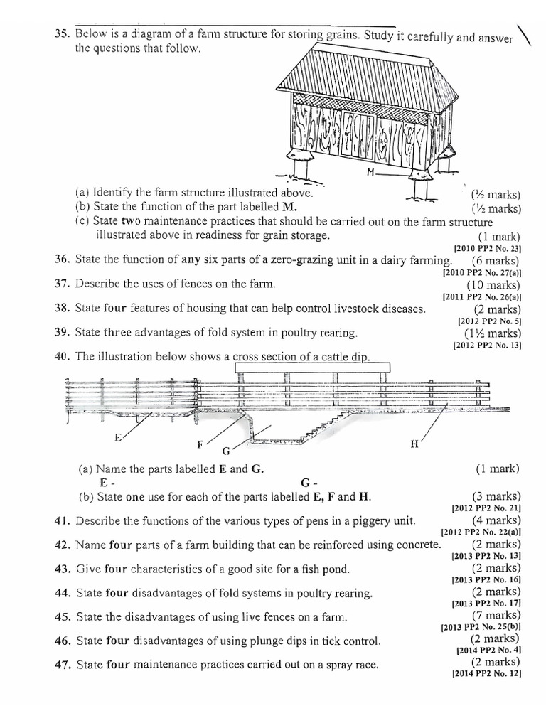 Form 3 August Holiday Assignment Agric | PDF
