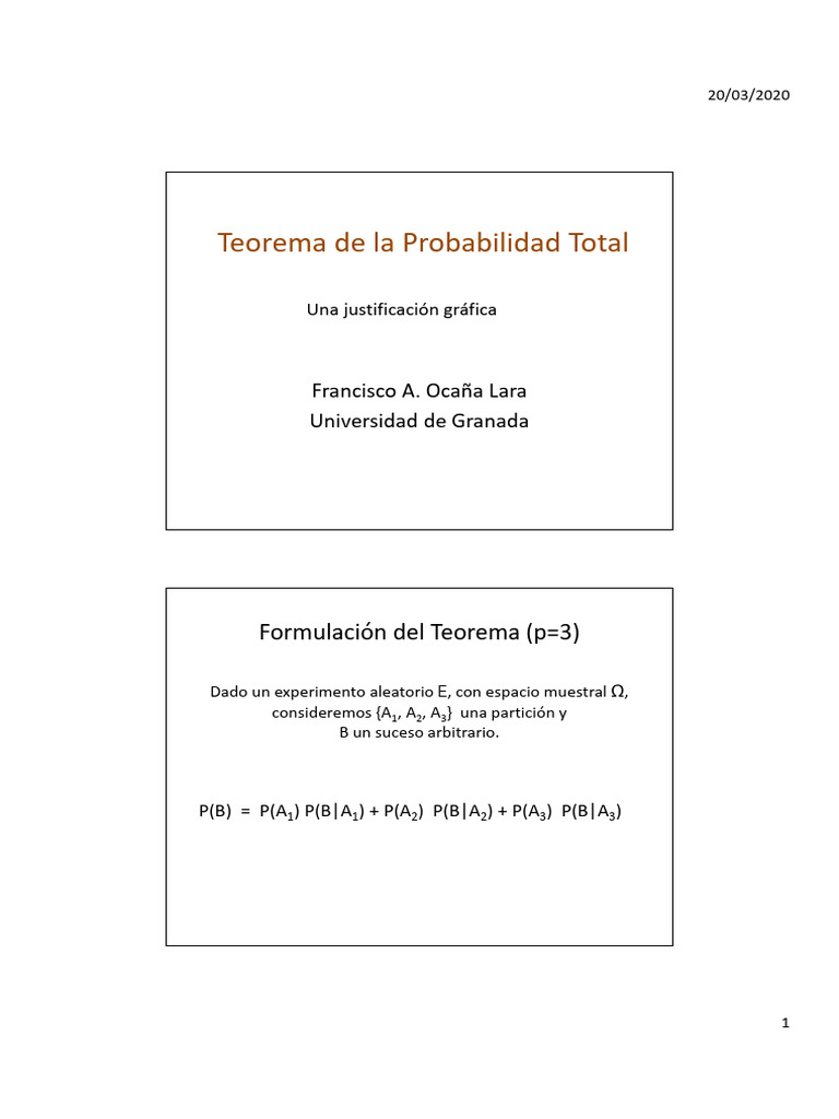 Demo Teor Prob Tot | PDF