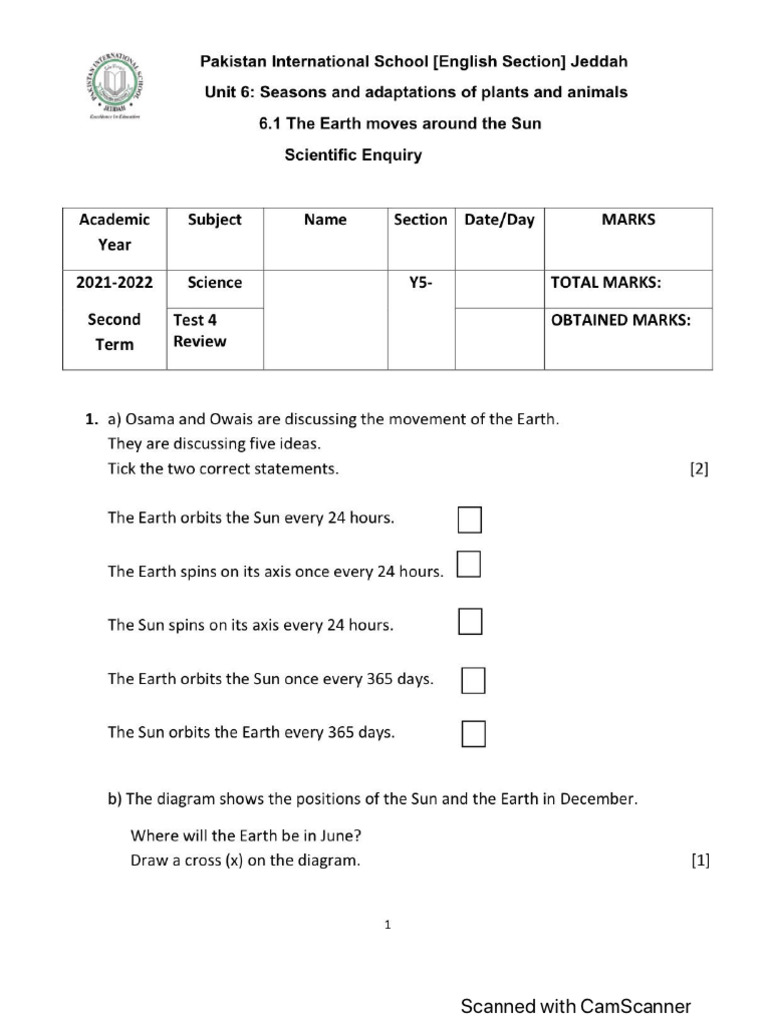 Science T4 Study Material | PDF