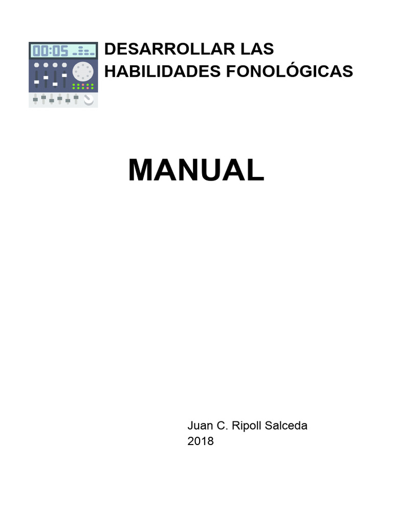Manual Ripoll | PDF | Sílaba | Palabra