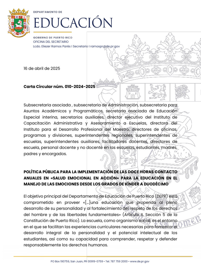 Salud Emocional en Acción 2025 | PDF | Educación de la primera infancia ...