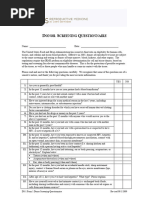 Blood Donor Questionnaire Form | PDF