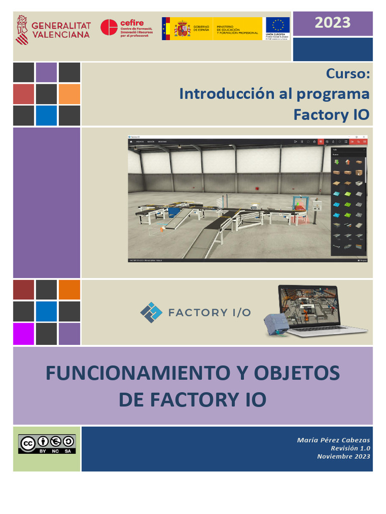 Introducción a Factory IO: Objetos y Funciones | PDF