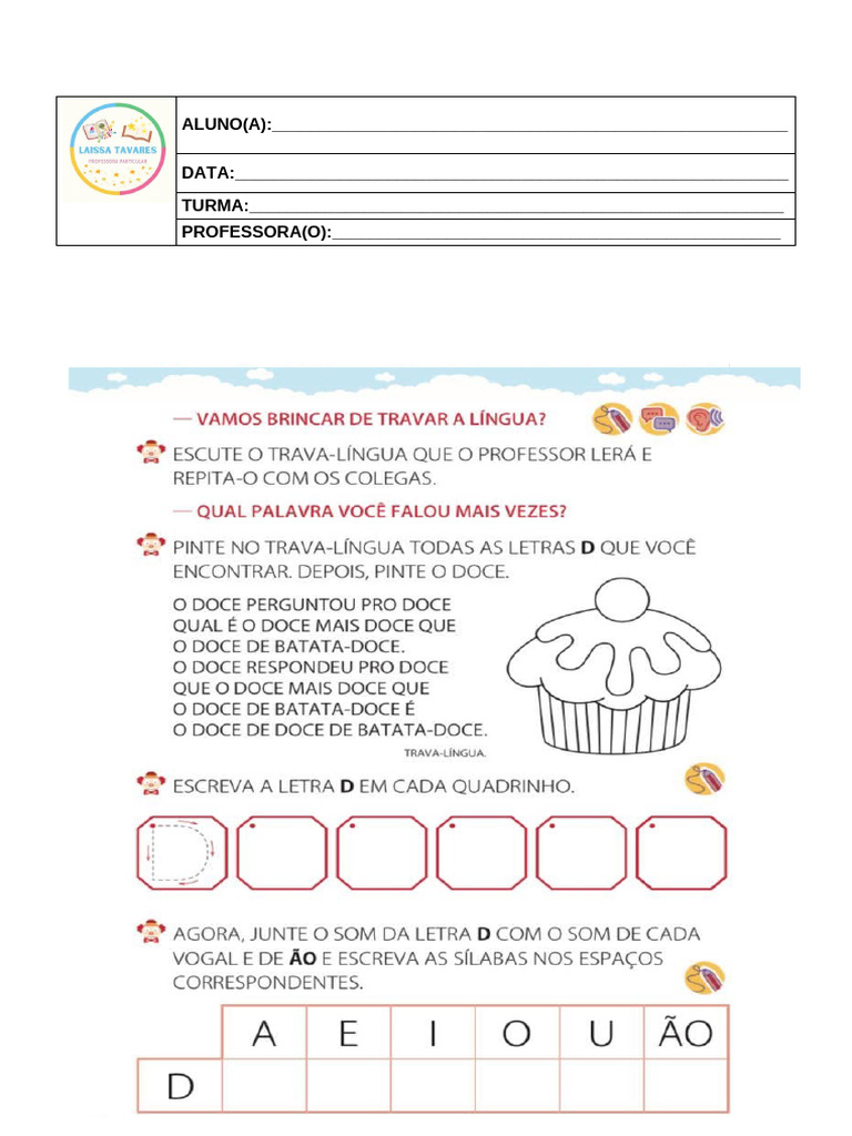 ATIVIDADES DE FERNANDA - QUARTA | PDF