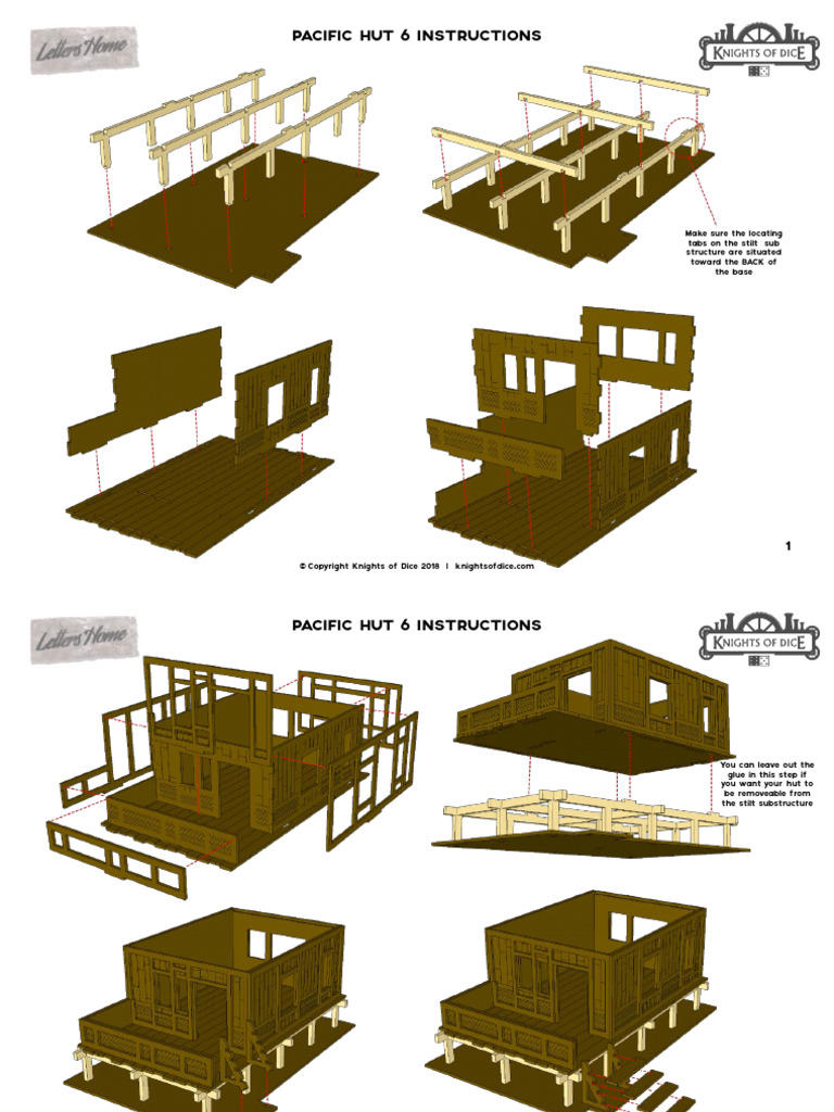 LHP006 Pacific Hut 6 Instructions | PDF