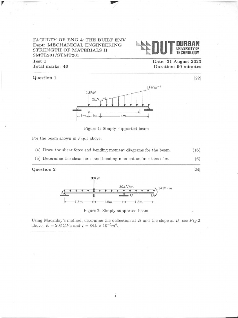 SMTL 2 Test1 & 2 | PDF