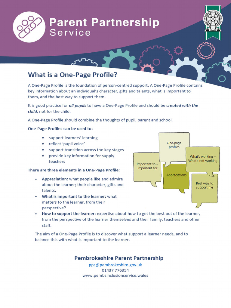Understanding One-Page Profiles | PDF