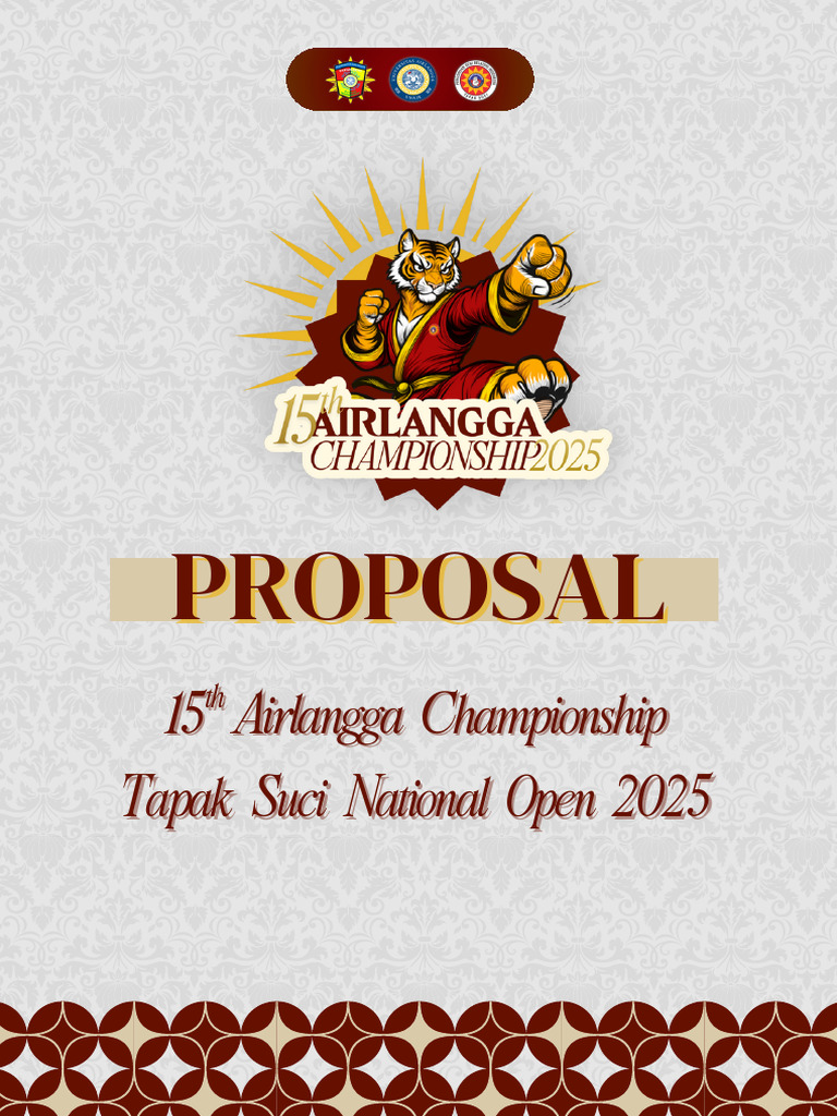 Proposal 15th Airlangga Tapak Suci National Open 2025 | PDF