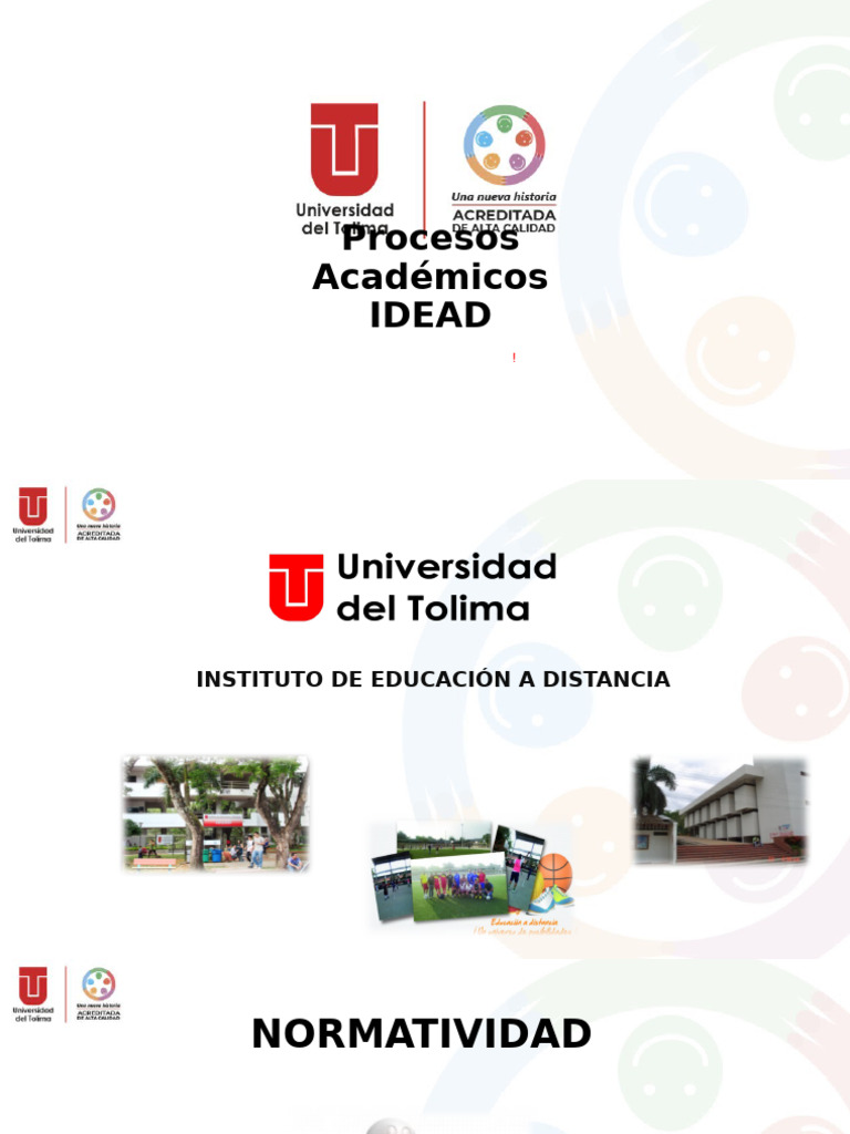 Procesos Academicos Idead | PDF | Universidad