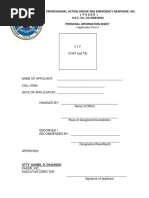 JCF Application Form | PDF | Arrest | Government Information