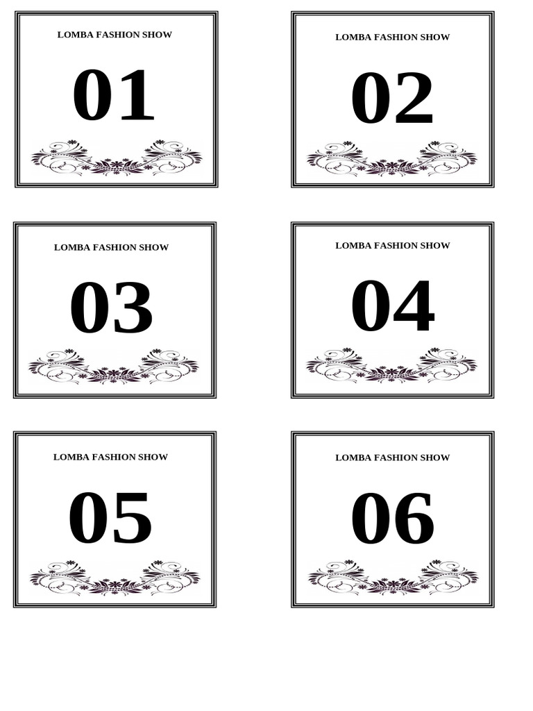 Format Nomor | PDF