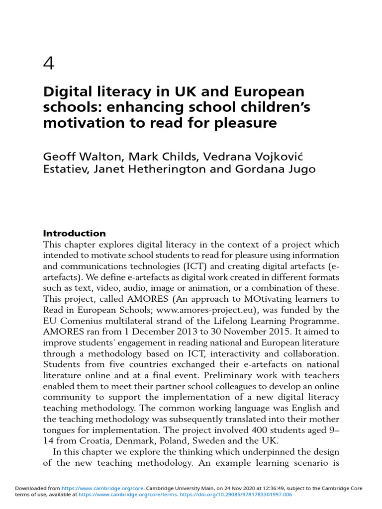 4-Digital Literacy in Uk and European Schools Enhancing School ...