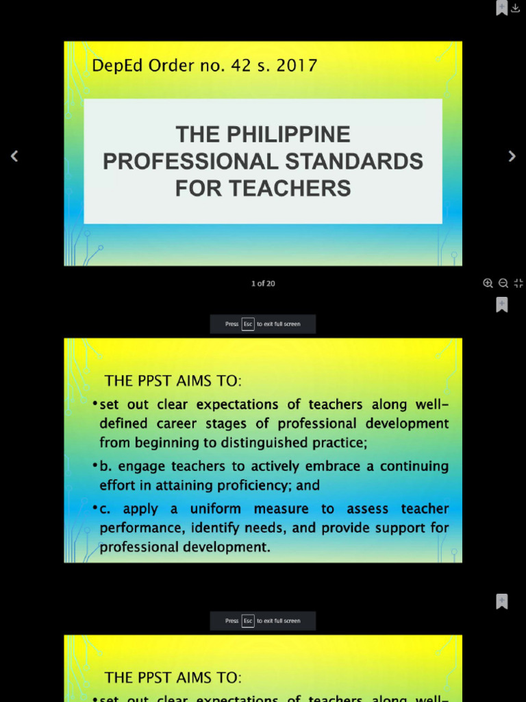 PPST PPT New | PDF