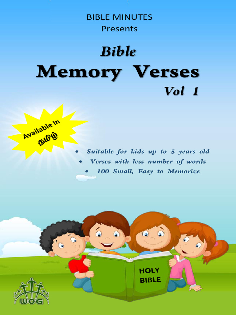 Bible Memory Verses Volume 1 English Second Edition 2025 | PDF ...