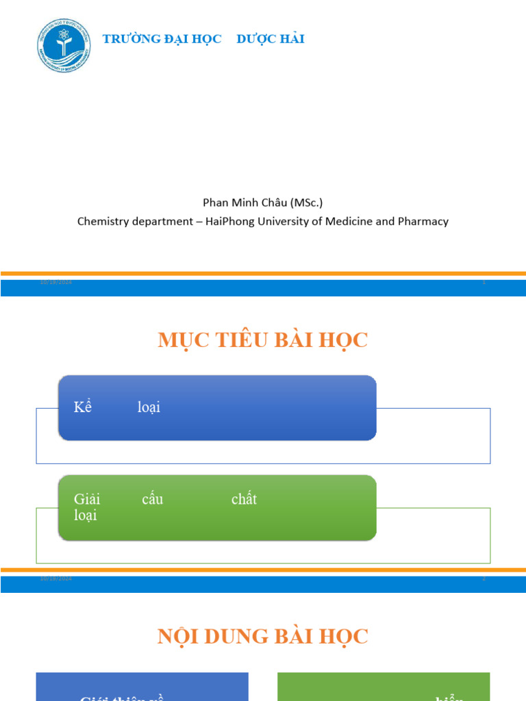 Bài Giảng - Vitamins 2024 | PDF