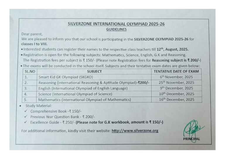Silverzone Guidelines (2025-26) | PDF