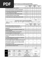 Cuestionario de Ansiedad Generalizada-7 (GAD-7) | PDF