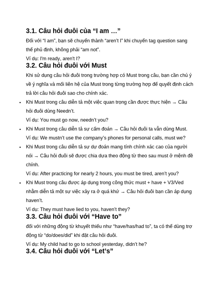 Tag Questions p1 | PDF