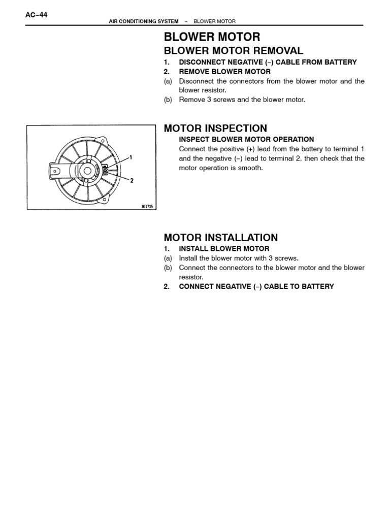 Blower Motor | PDF