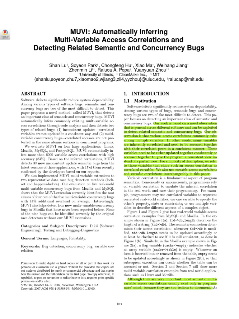 Lushan Atomic Violation | PDF | Software Bug | Computer Engineering