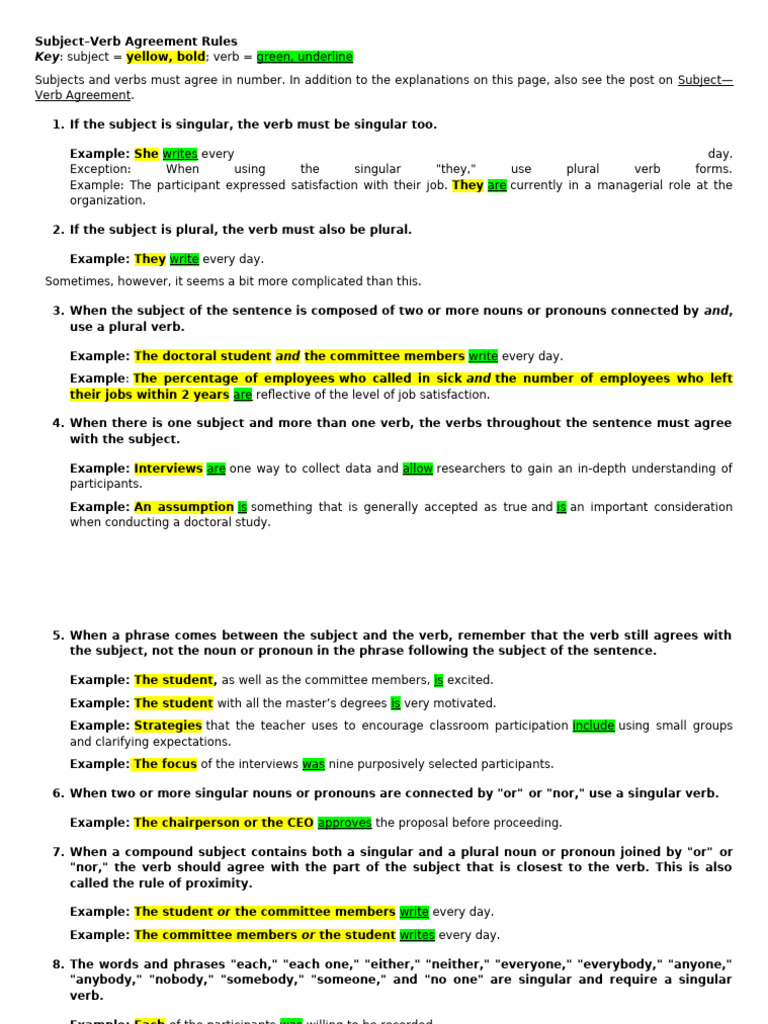 Mastery Eng | PDF | Grammatical Number | Subject (Grammar)