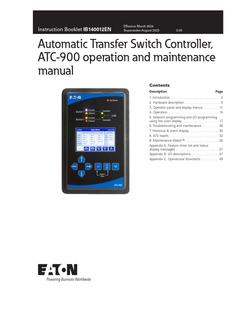 atsc9-ib140012en | PDF | Switch | Electrical Engineering