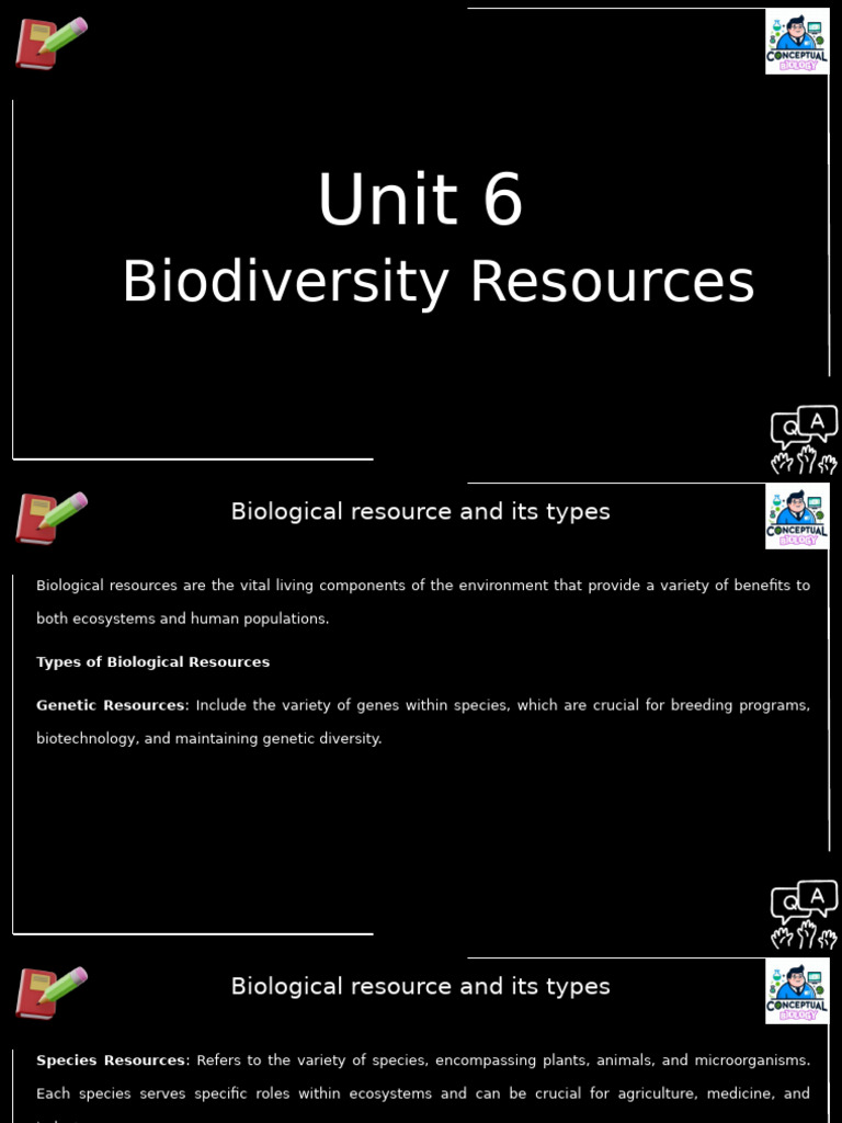 Biodiversity Resource Overview | PDF | Biodiversity | Conservation Biology